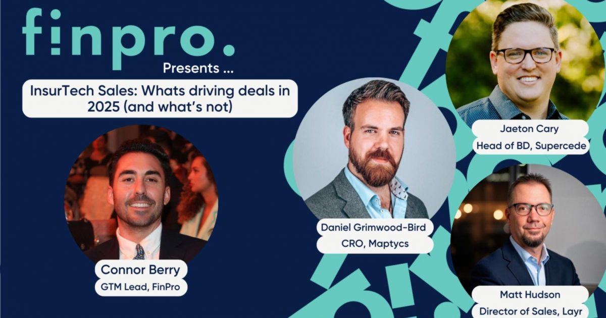 Finpro Presents... Insurtech Sales: What's driving deals in 2025 (and ...